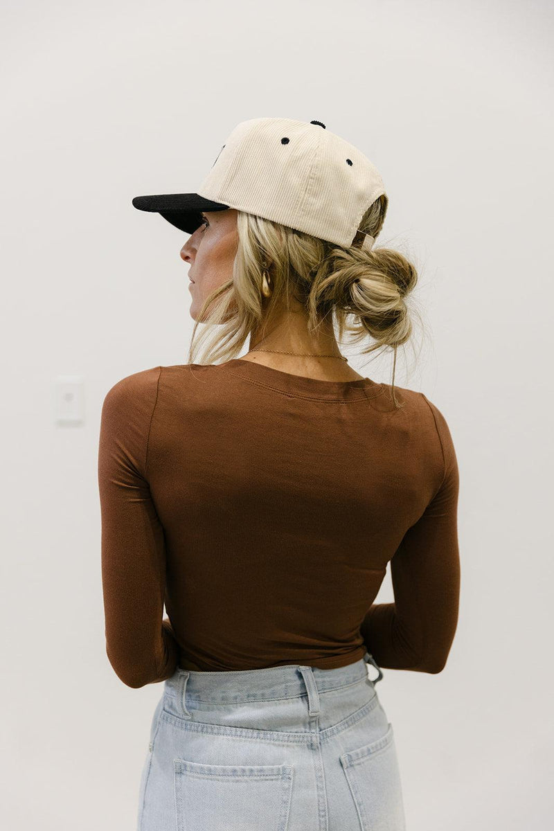 The Laura Basic Top in Chestnut – The Good Babes Co. LLC