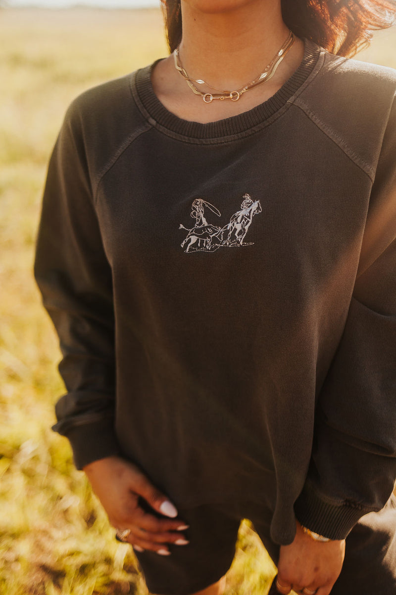 The Team Roper Set in Black – The Good Babes Co. LLC