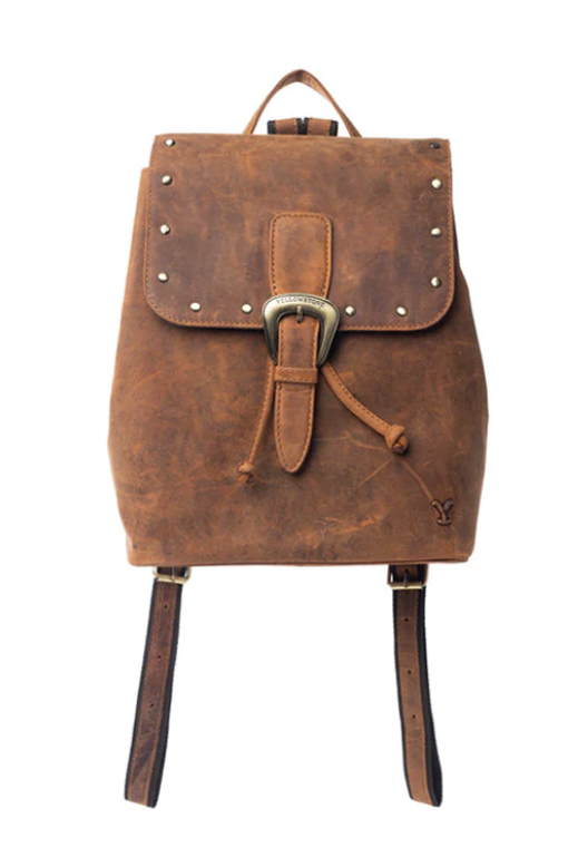 PRE-ORDER Yellowstone Longhorn Studded Leather Backpack – The Good ...